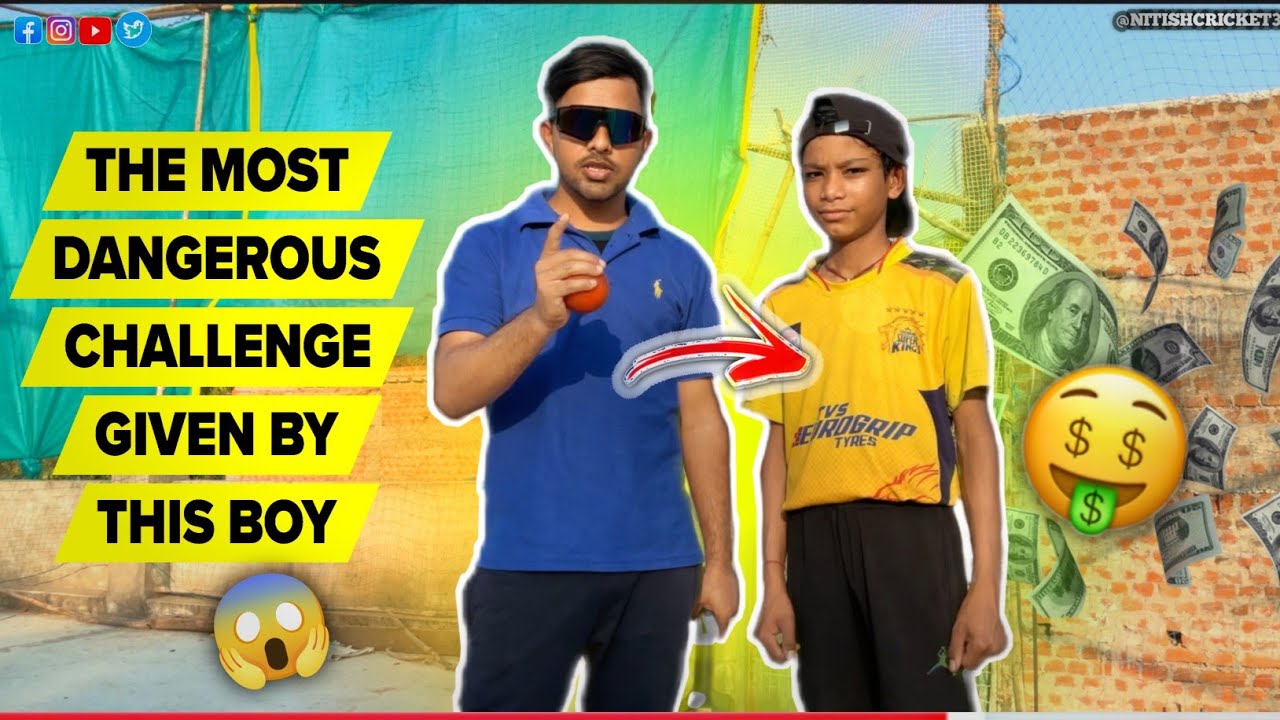 🛑THE MOST DANGEROUS CHALLENGE GIVEN BY THIS BOY TO ME 😱😭 10 BALLS &…? 🎾 ...