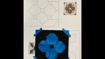 Bottom Right Corner Assembly - Dear Jane Goes EPP - YouTube