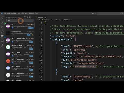 補足：TRNSYS, Type3157のPythonスクリプトをVisual Studio Codeでデバッグする - YouTube