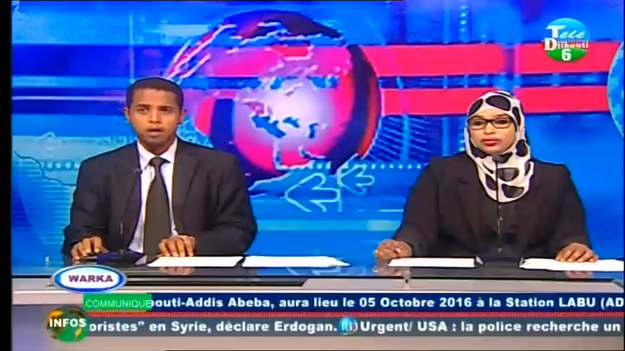 Djiboutii: Warkii Maanta 19/09/2016 - YouTube