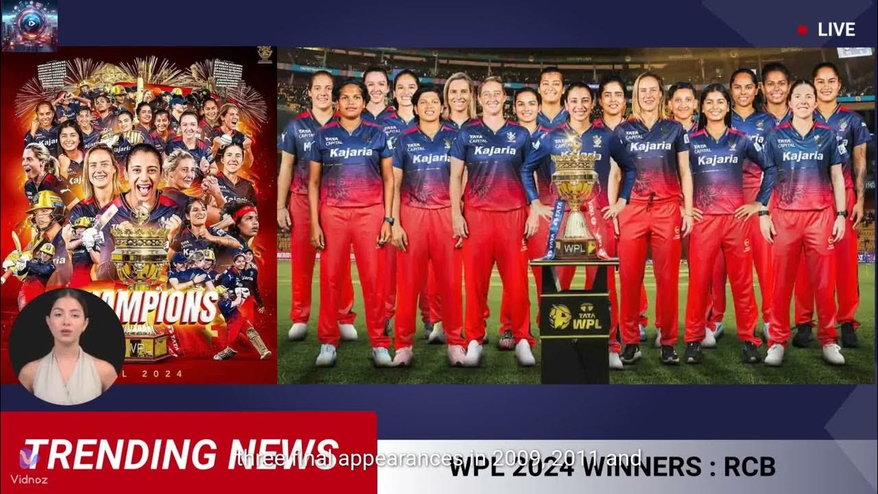 RCB Wins First Championship Title in 16 Years #trending #news #wpl #ipl - YouTube