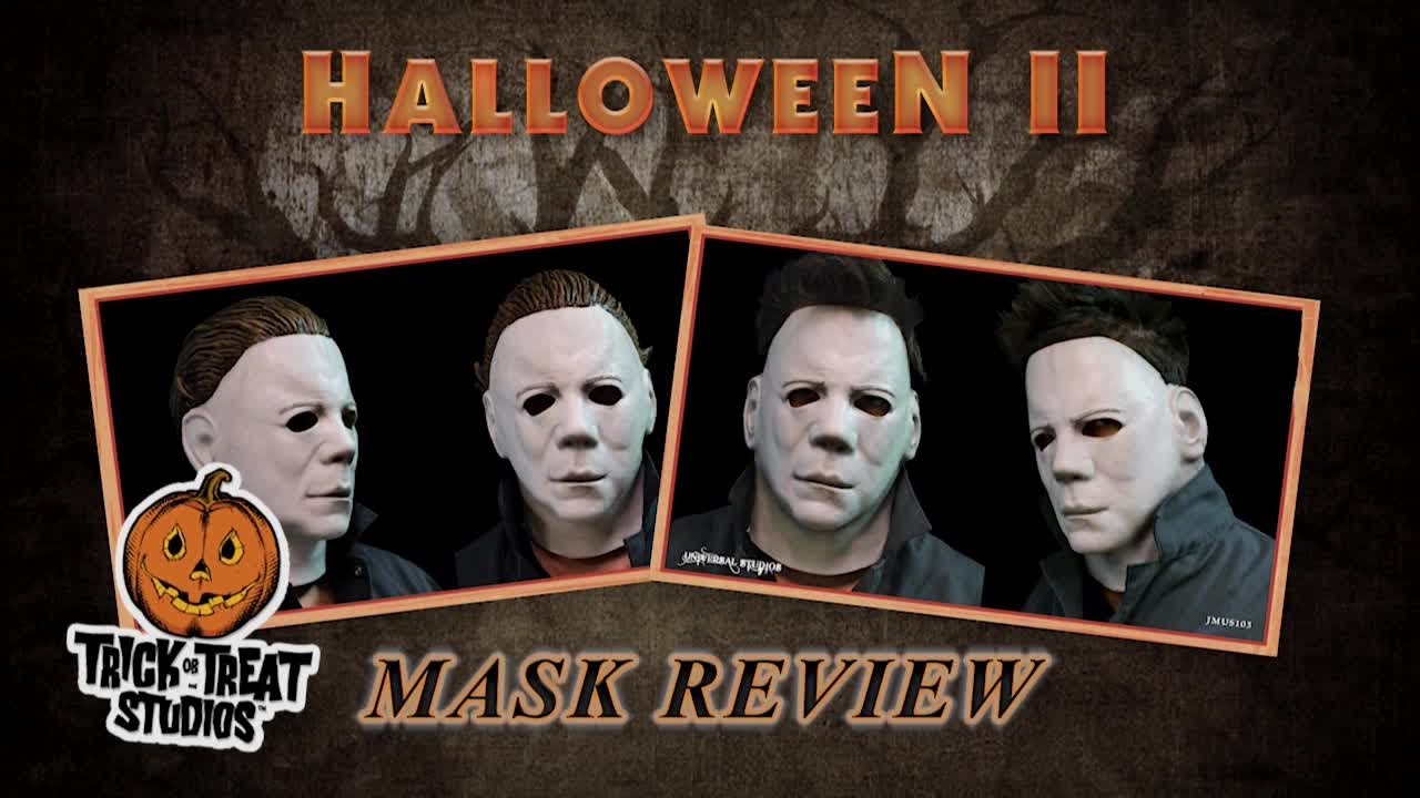 Halloween II Michael Myers Full Head and Face Mask Review - Trick or ...