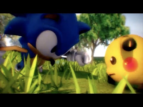 SONIC vs PIKACHU! (Sonic The Hedgehog vs Pokémon) Sonic 3D Animation!