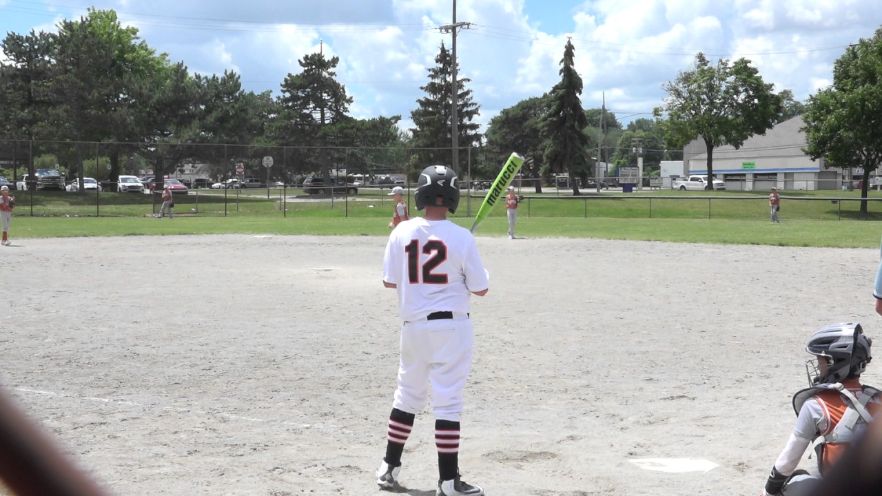 Warrior U11 Baseball vs Hitz Evola U11 - July 8, 2017 - YouTube