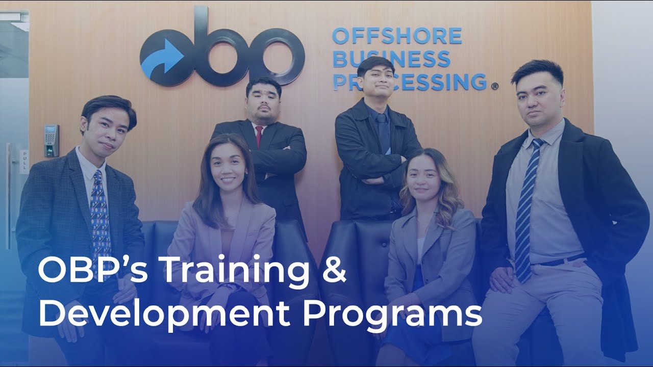 OBPs Training & Development Programs - YouTube