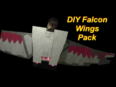 DIY Falcon Wings Part 2: The Pack - YouTube