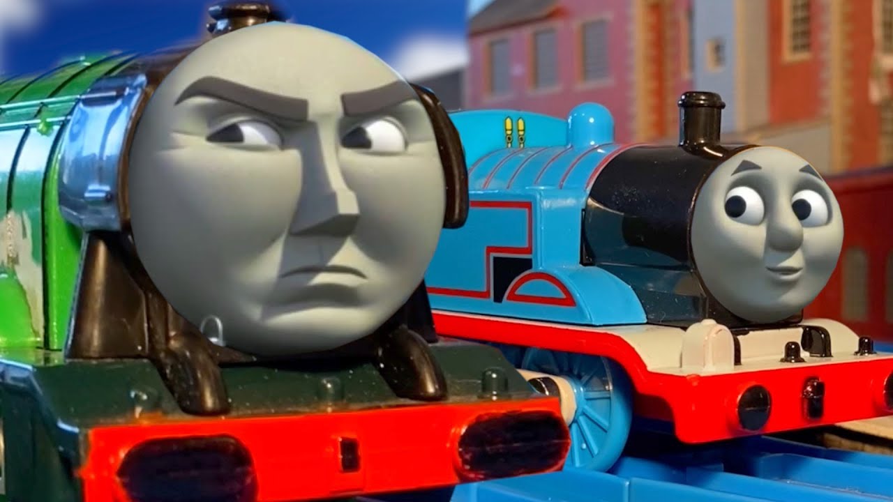 Thomas Meets the Flying Scotsman | The Great Race Scene Remake - YouTube