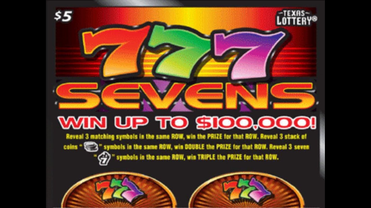 2X $5 777 Sevens Texas Lottery Scratch Off Tickets - YouTube