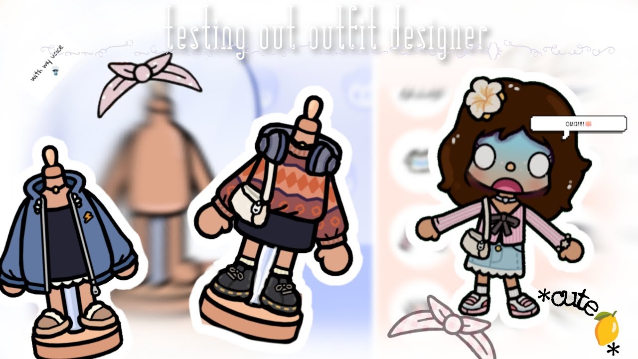 testing out outfit designer (cute) - YouTube
