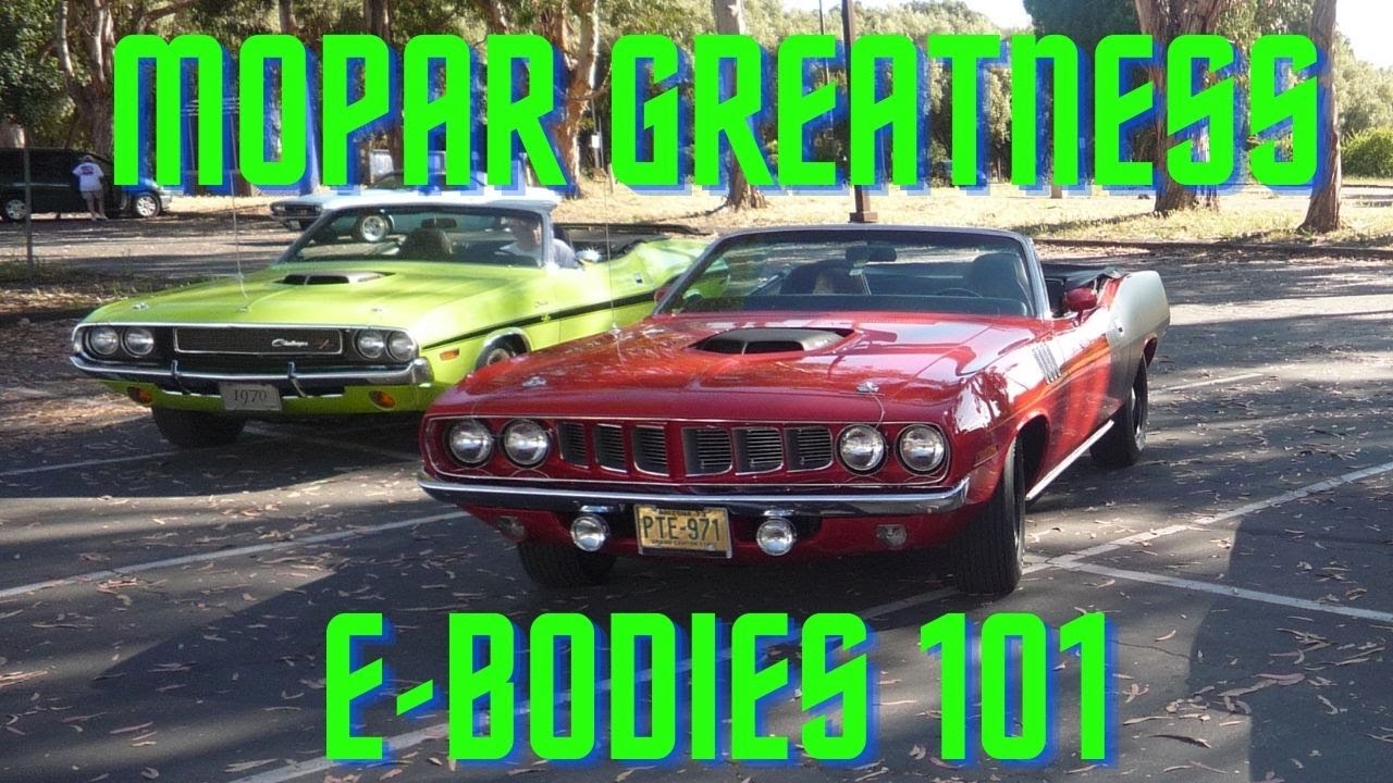 Sneak Peek Overview of the Great Mopar E-Body - The Dodge Challenger ...