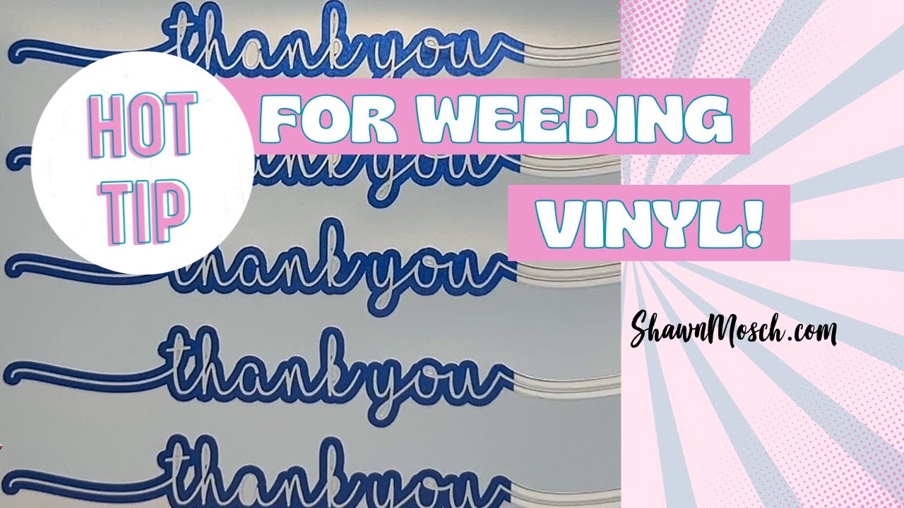 Easy Way to Weed Thin Font - #1 Best Cricut Trick - Add an Offset ...