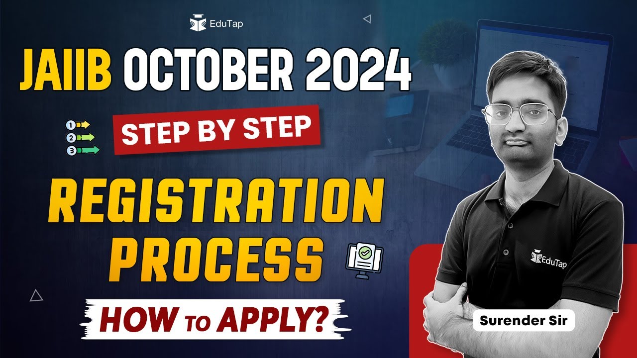 How to Apply For JAIIB Oct 2024 Online | JAIIB Exam Registration ...