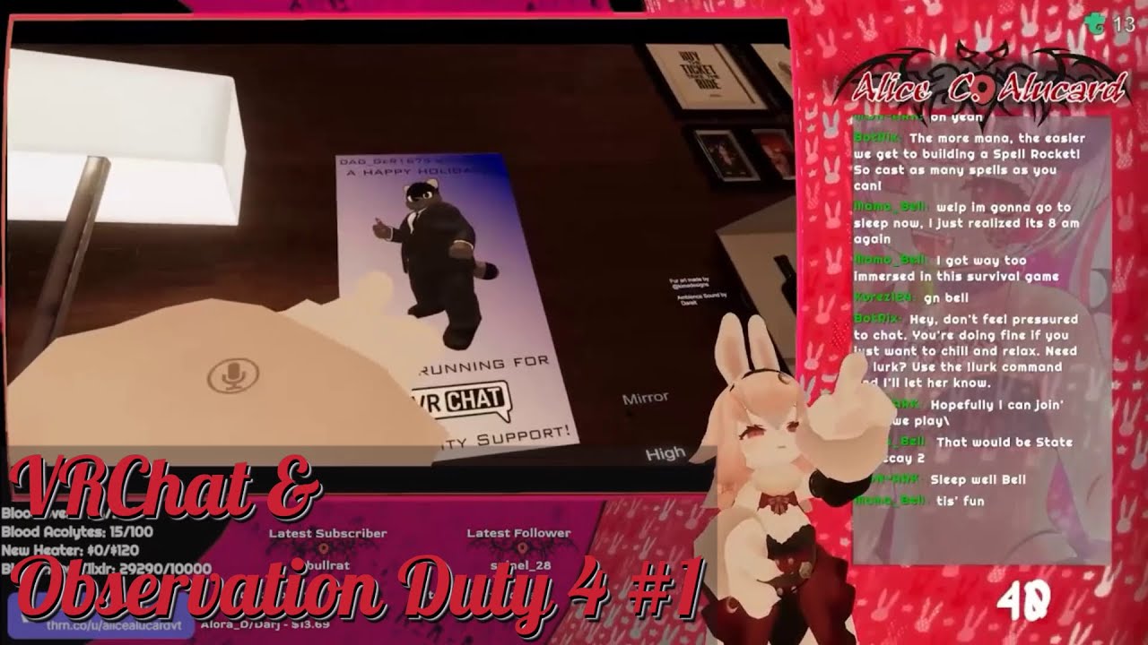 Alice C. Alucard's Moments in VRChat & I'm on Observation Duty 4 - YouTube
