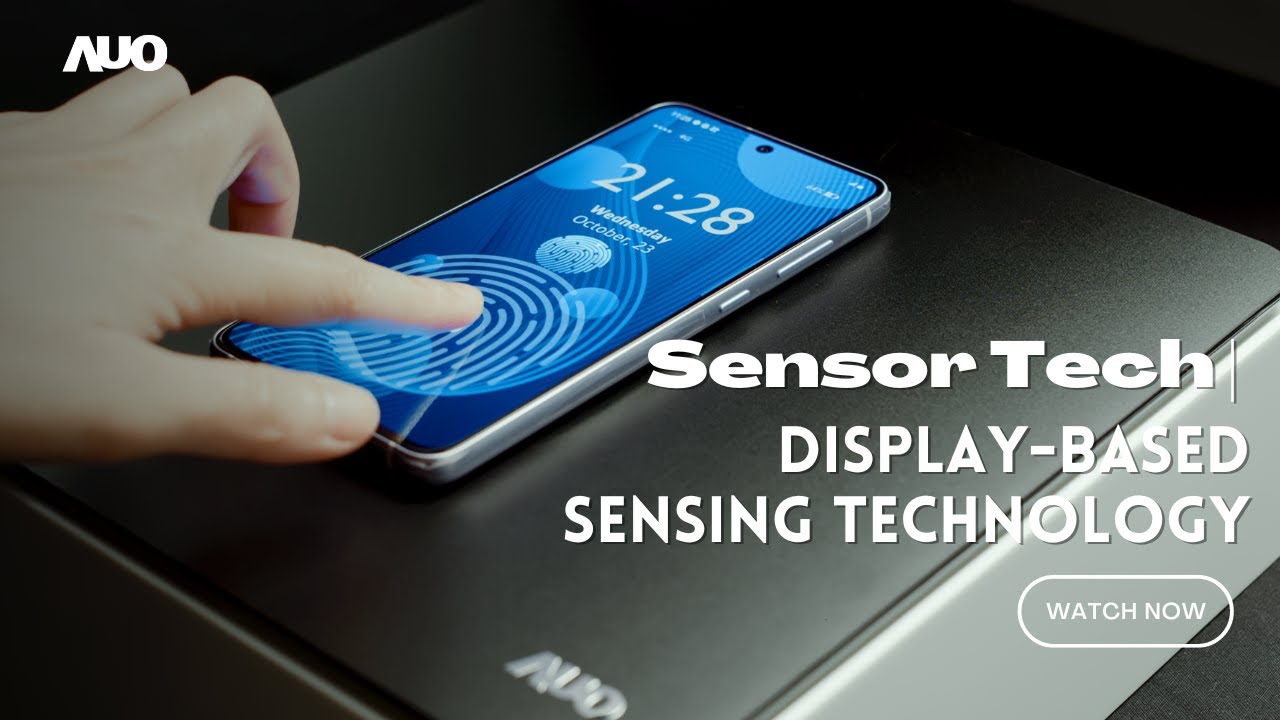 AUO Sensor Tech | Display-Based Sensing Technology - YouTube