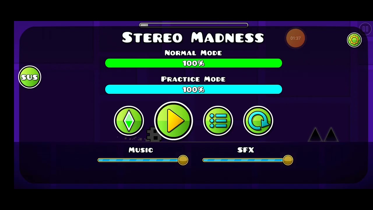 geometry dash mod menu - YouTube