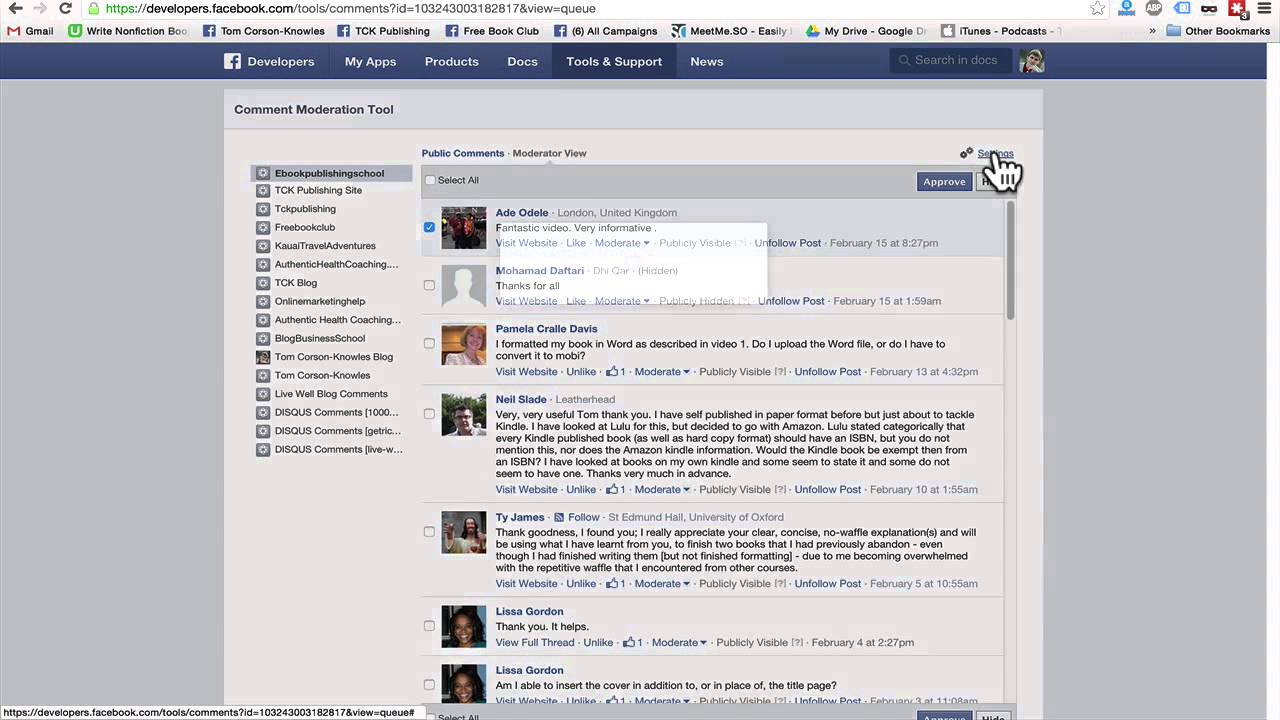 How to Check and Moderate Facebook Comments On All Your Websites and ...