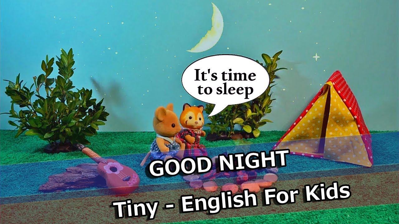 English cartoon for learning English - GOOD NIGHT - YouTube