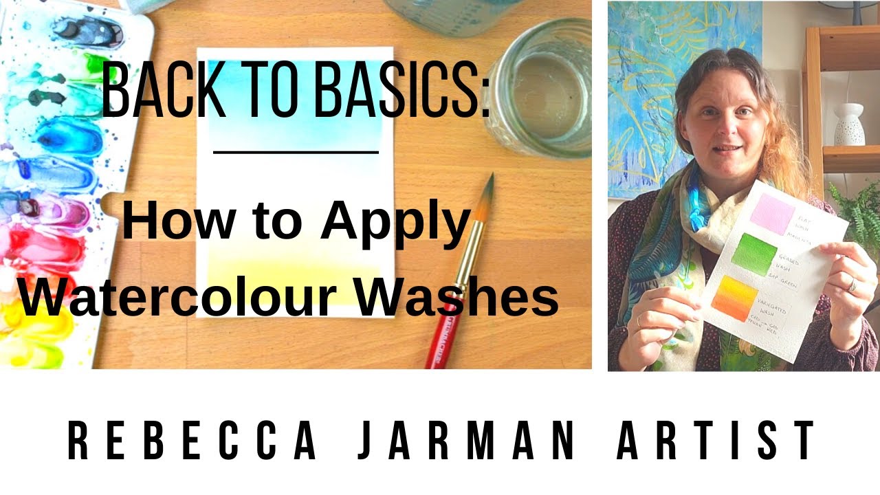 Back to Basics: How to Apply Watercolour Washes - Beginner Tutorial ...