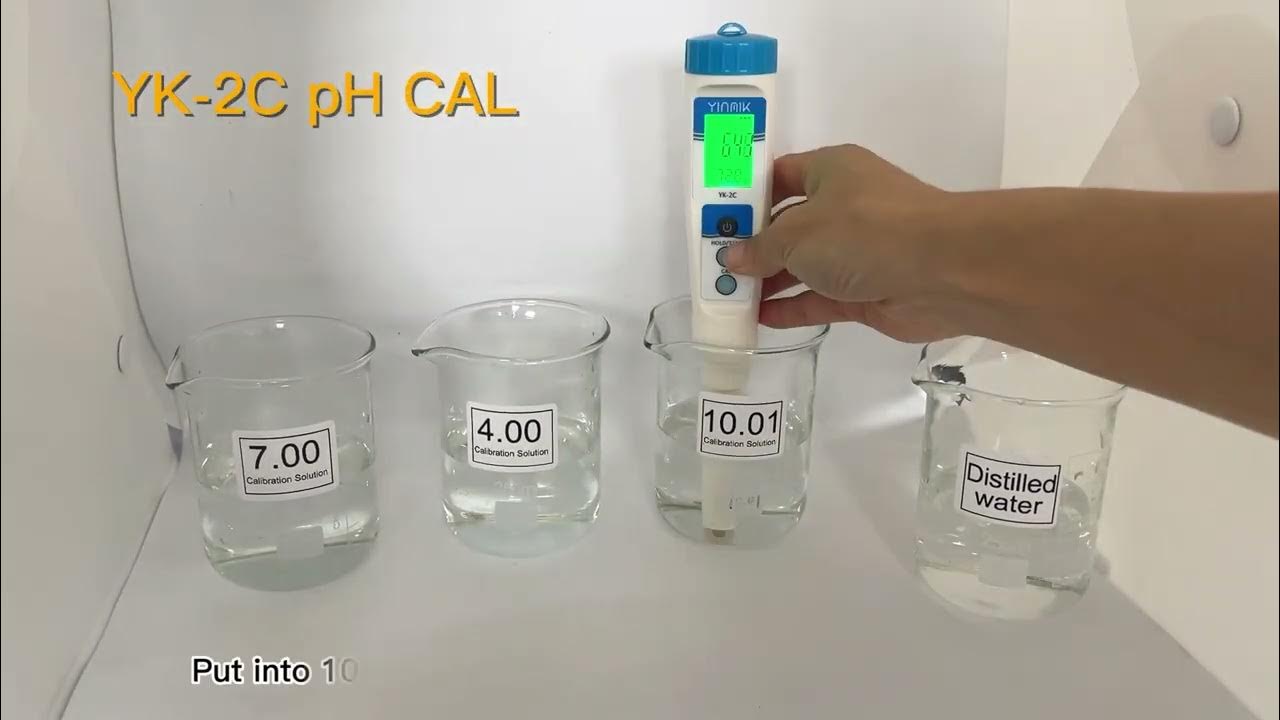 YINMIK YK-2C Calibration steps (4.00/7.00/10.01) - YouTube