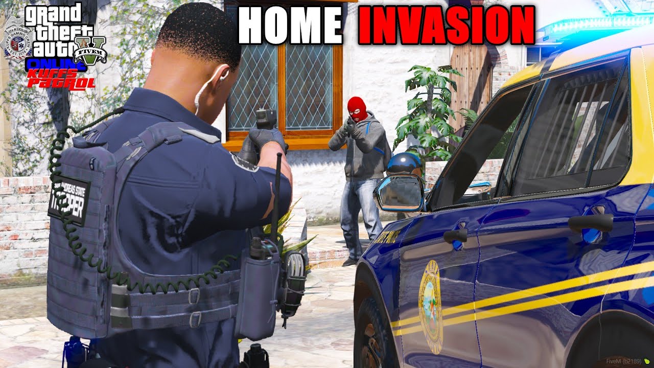 INTENSE Home Invasion SHOOTOUT - GTA 5 RP - YouTube