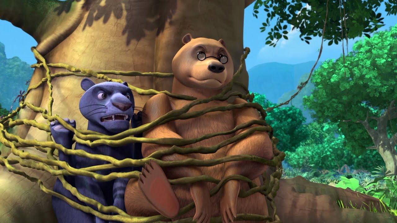 Jungle Book 2 Cartoon for kids English Story | Temple of wolf Mega ...