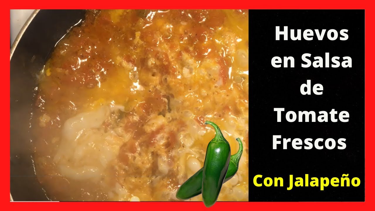 Huevos en Salsa de Tomate (RECETA ARABE) | Desayuno Fácil - YouTube