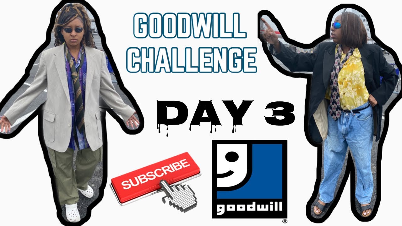 GOODWILL CHALLENGE👔 (Day 3 of 3: Sister Challenges) 🤗 - YouTube