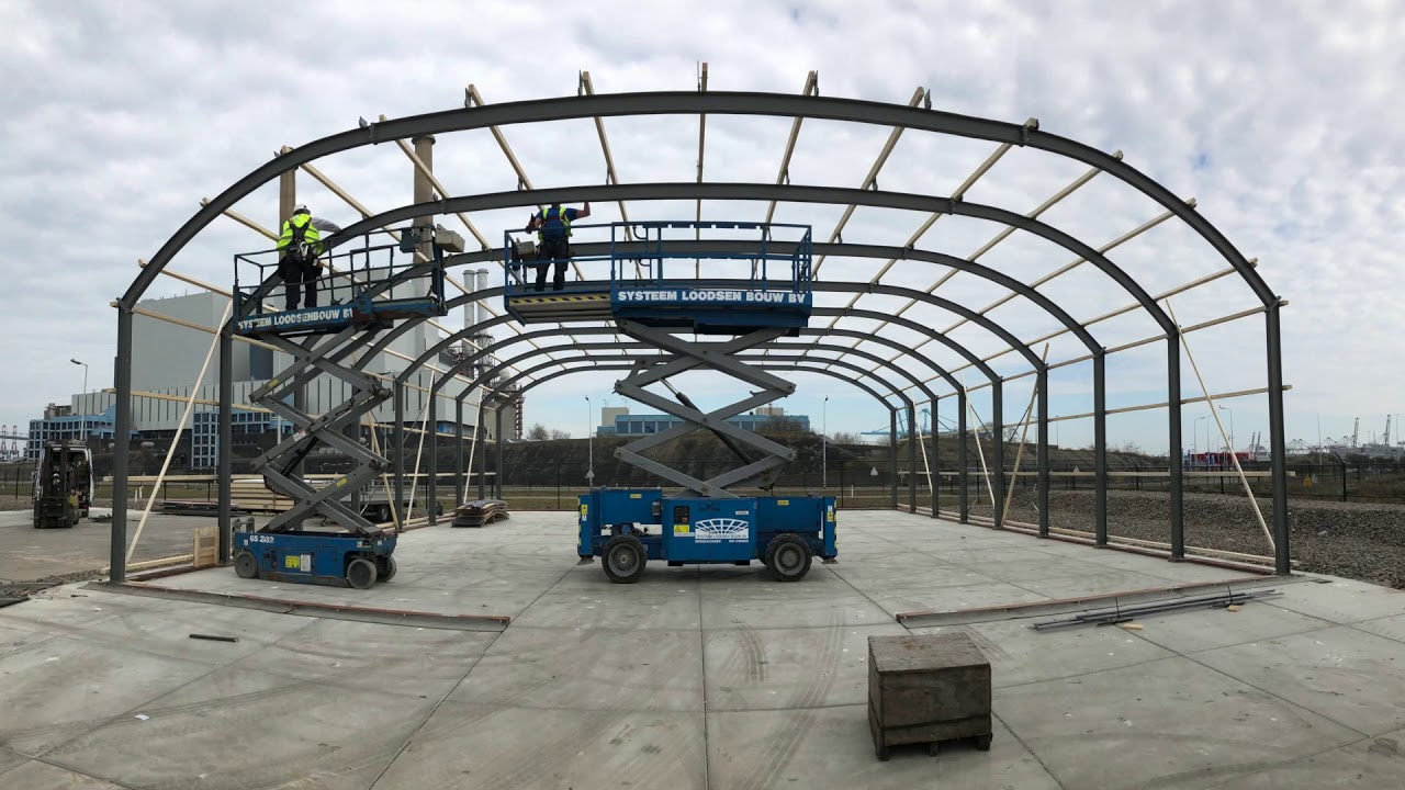 New spare parts building - YouTube