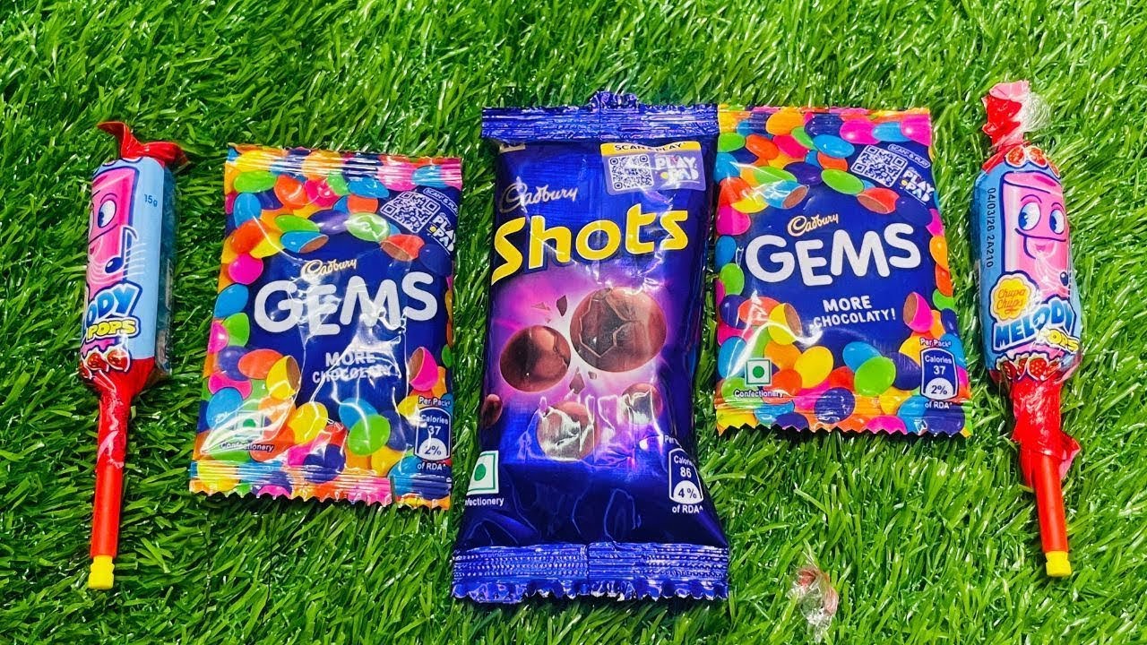 Satisfying video ASMR Most Popular Candys / some lots of colorful ...