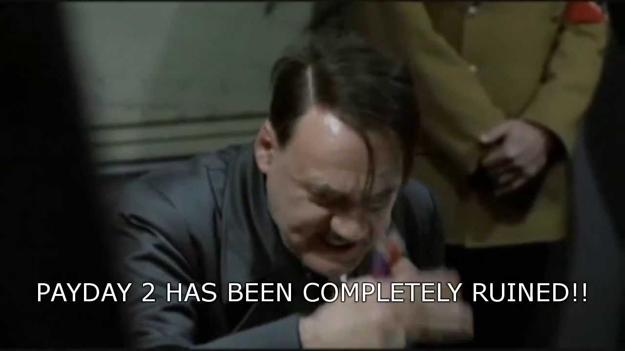 Hitler rants about Payday 2 being ruined by Overkill - YouTube