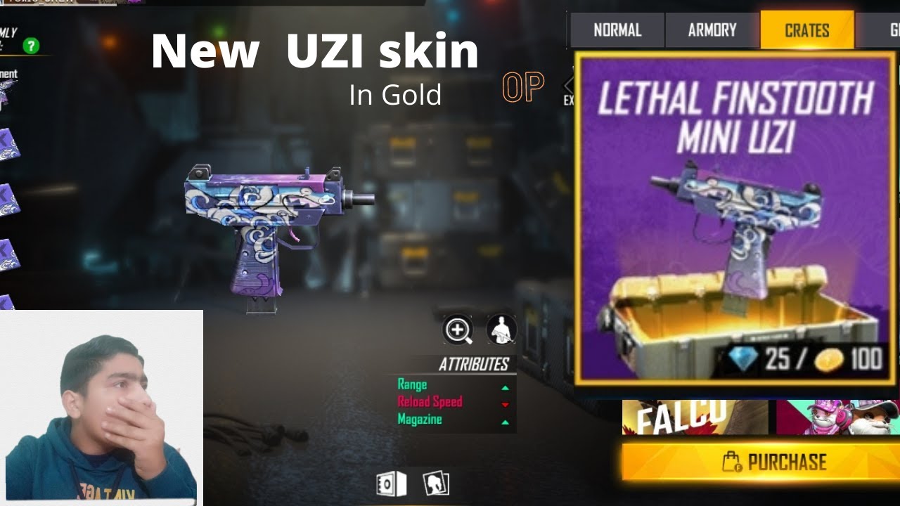 New UZI SKIN Free Fire New Mini Uzi Skin Free Fire New Event Free Fire ...