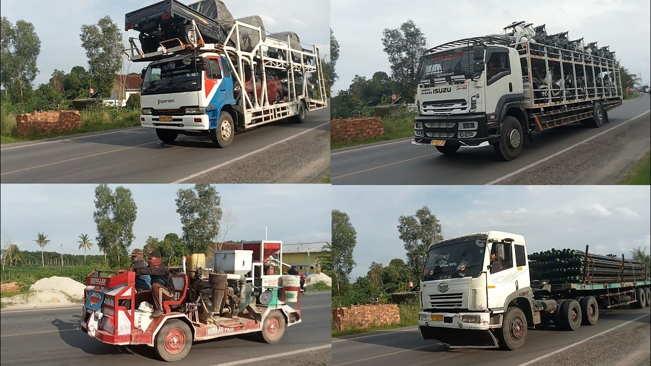 truk trailer,truk pengangkut mobil,truk pengangkut motor,mesin ...