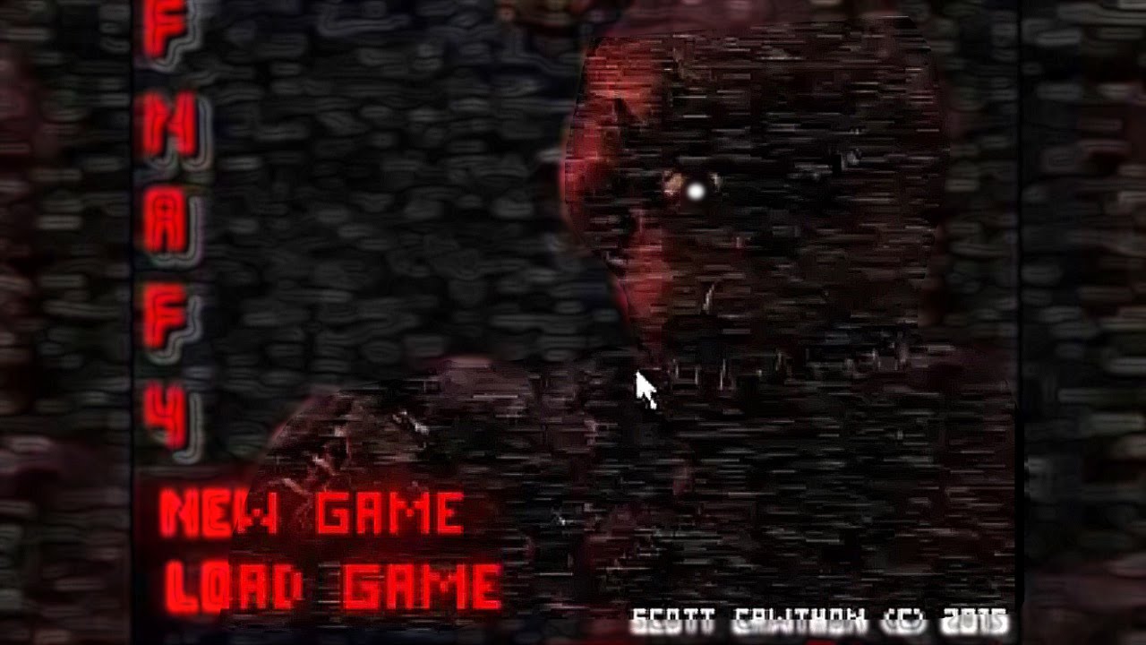 FIVE NIGHTS AT FREDDY'S 4 MAIN MENU GAMEPLAY! [FNAF4] - YouTube
