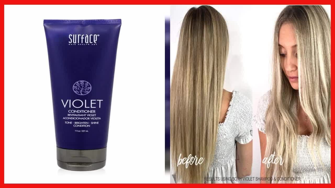 Surface Hair Pure Blonde Violet Conditioner: Purple Conditioner for ...