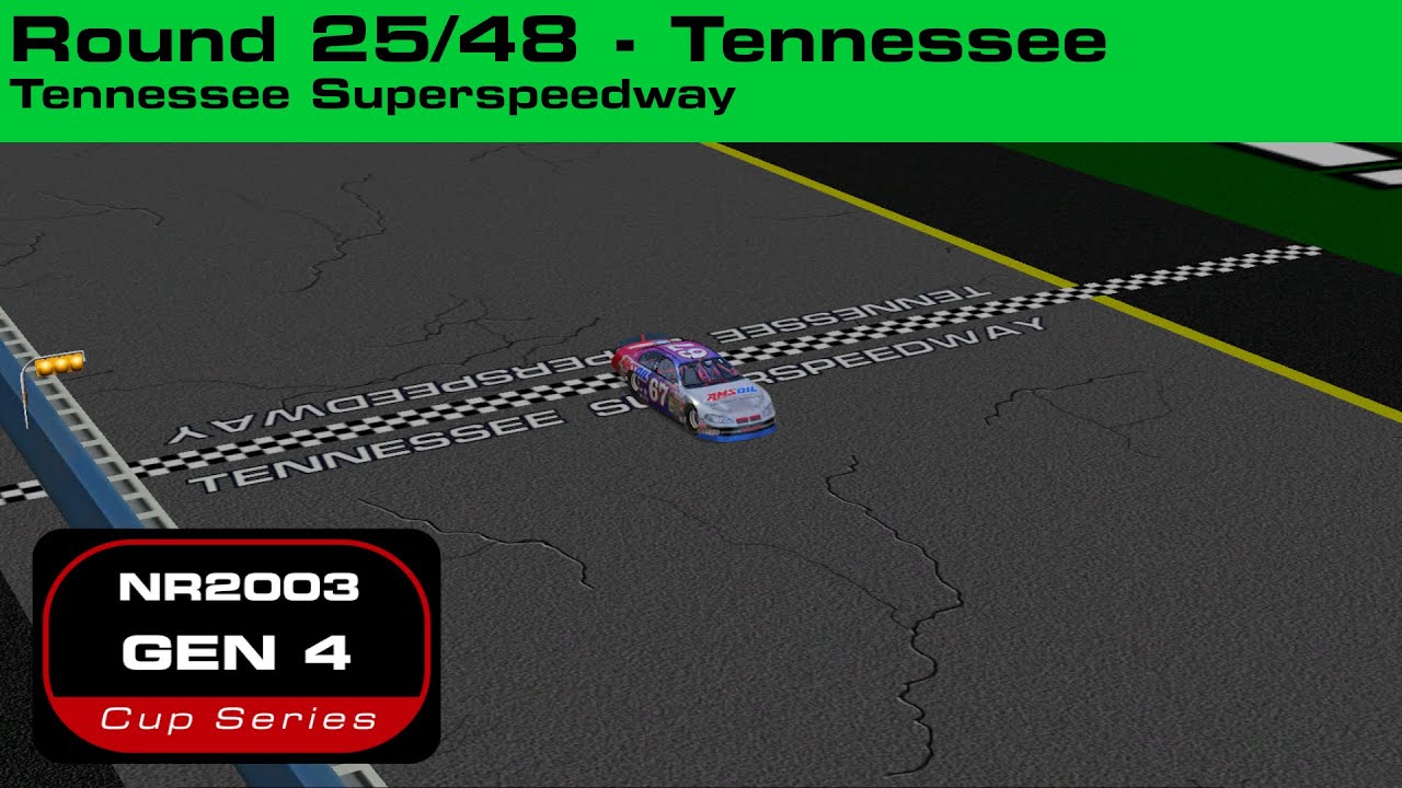 NR2003 GEN 4 CUP SERIES - Round 25: Tennessee Superspeedway - YouTube