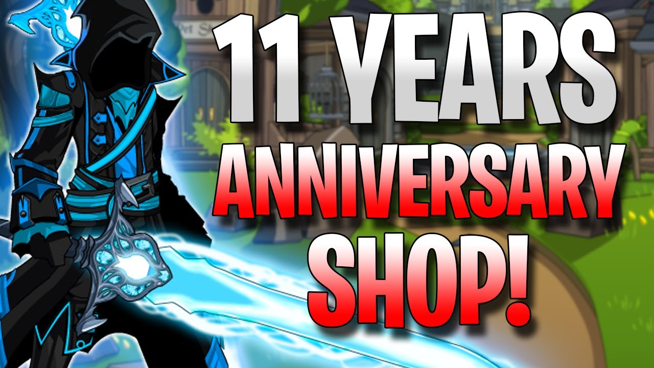 =AQW= 11 YEARS PLAYED SHOP + ITEM SHOWCASE! - YouTube