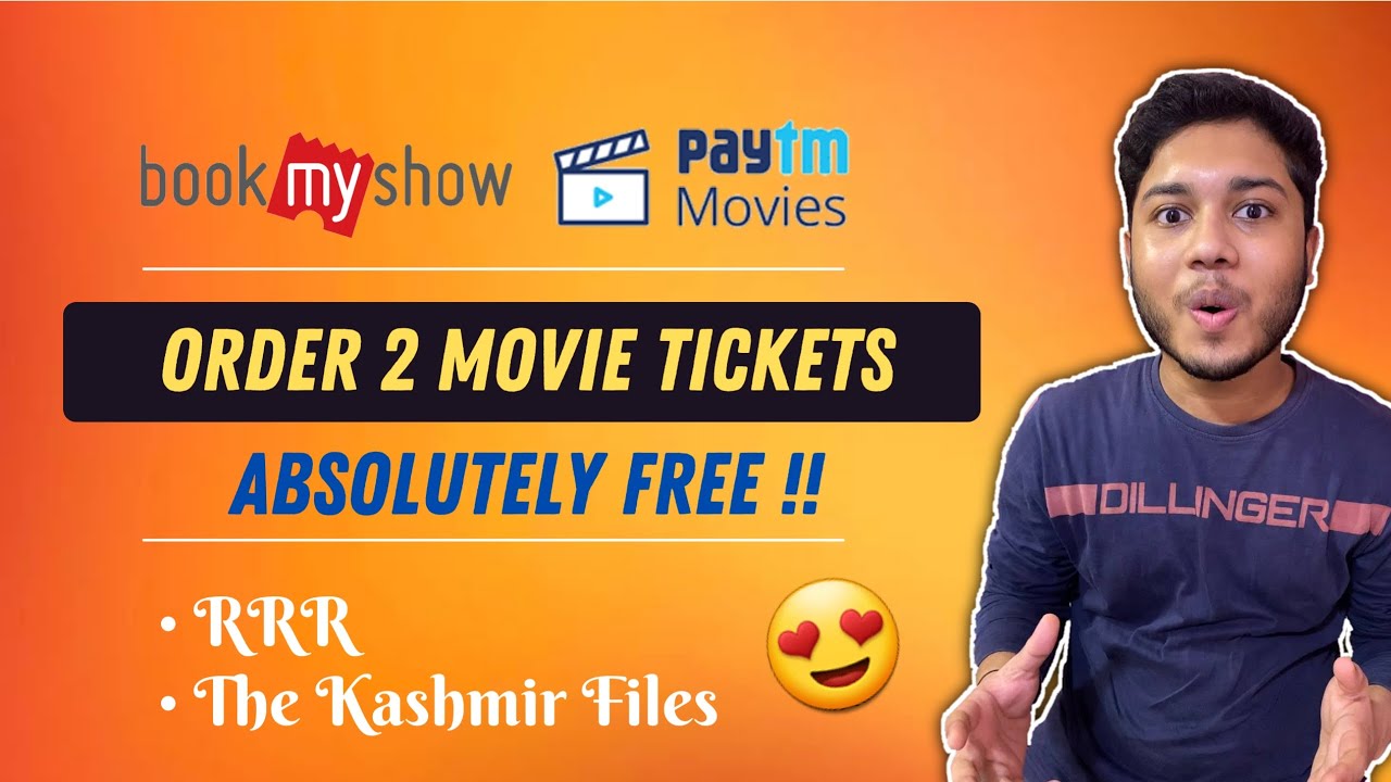 Book Free Movie Tickets From Bookmyshow & Paytm Movies | RRR, The ...