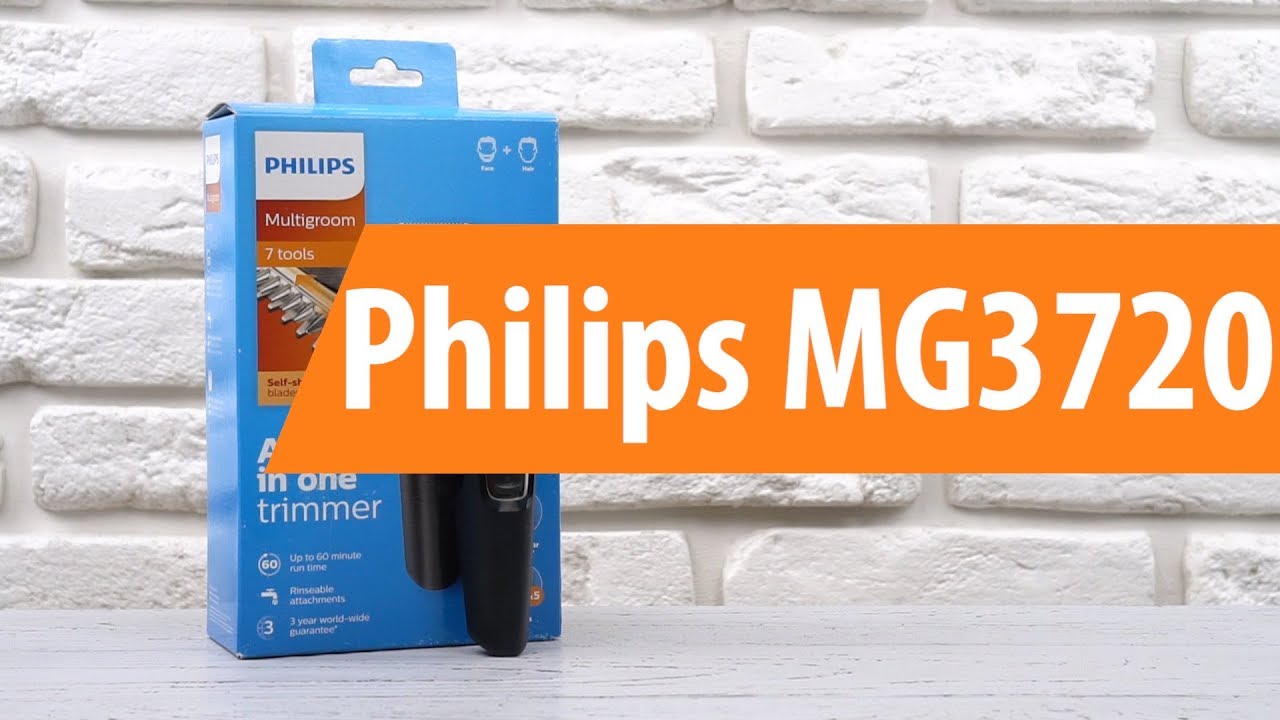 Распаковка триммера Philips MG3720 / Unboxing Philips MG3720 - YouTube