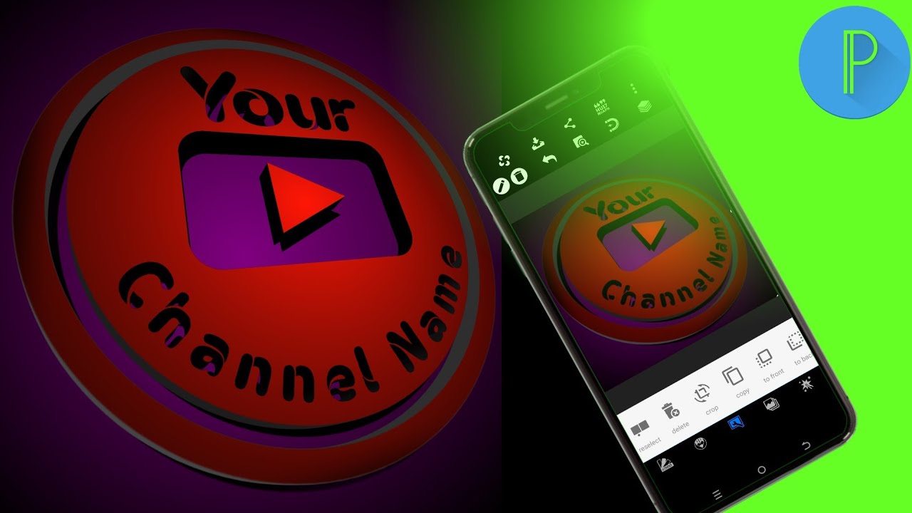 How to create YouTube channel logo|professional logo design| Safwaan ...