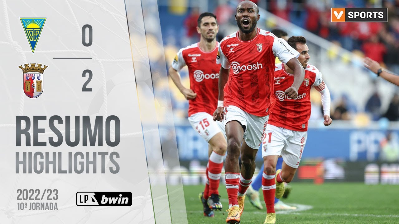 Highlights Resumo Estoril Praia 0 2 SC Braga Liga 22 23 10 YouTube Highlights Resumo Estoril Praia 0 2 SC Braga Liga 22 23 10 YouTube
