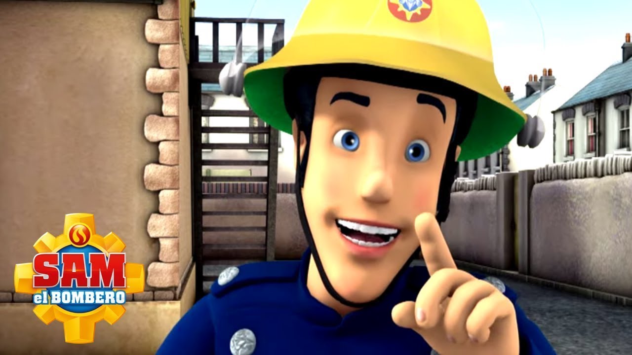 Rappel de bomberos | Sam el Bombero en Español ⭐️ Entrenamiento de ...