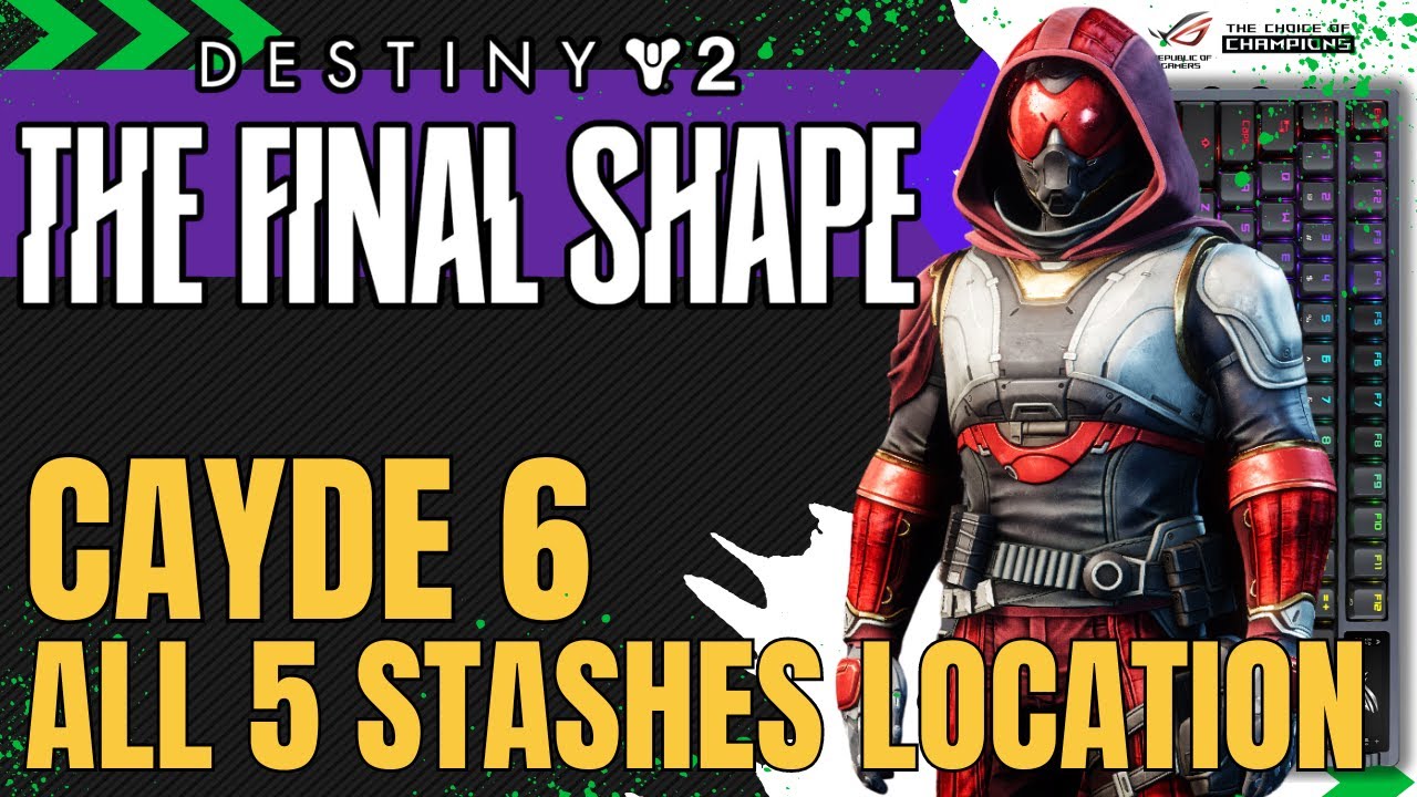 How to Get Cayde-6 Stashes Location \ Best Hunter Build Caliban - Liar ...