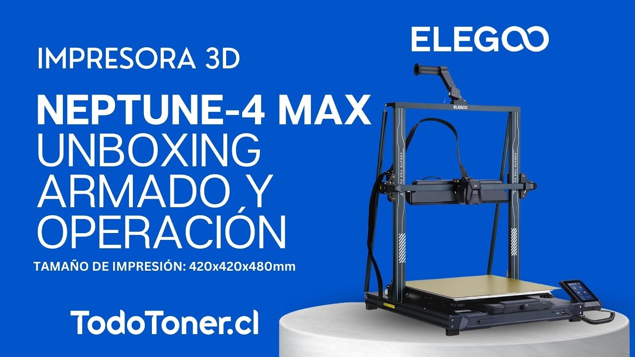 ELEGOO NEPTUNE 4 MAX | Tutorial Unboxing y Armado 🛠 (En Español) - YouTube