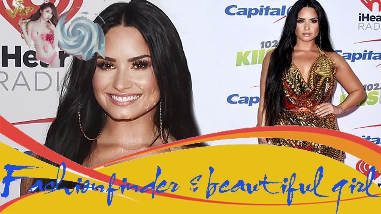 Hot Girl - Demi Lovato takes fashion misstep in garish gold jumpsuit ...