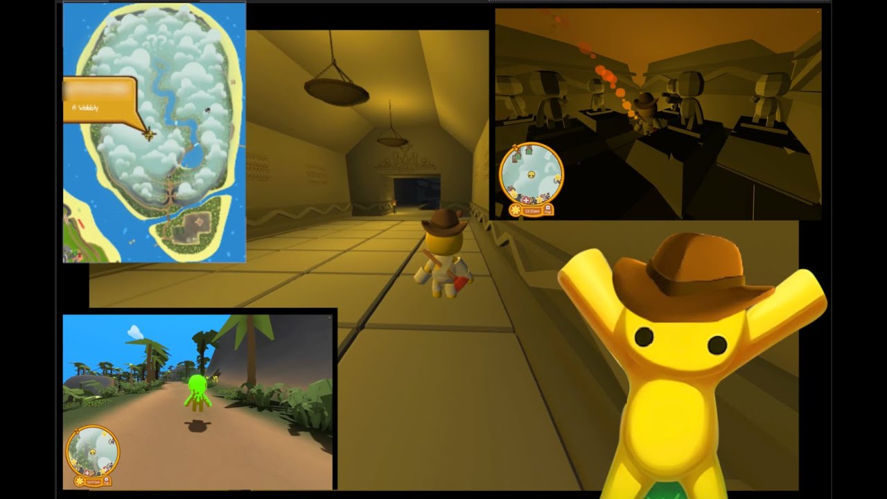 finding an explorer hat in a temple, wobbly life - YouTube