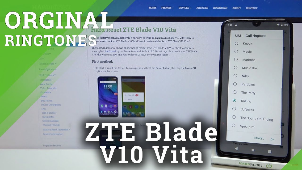 ZTE Blade V10 Vita - All Ringtones Review | Find your Tone! - YouTube