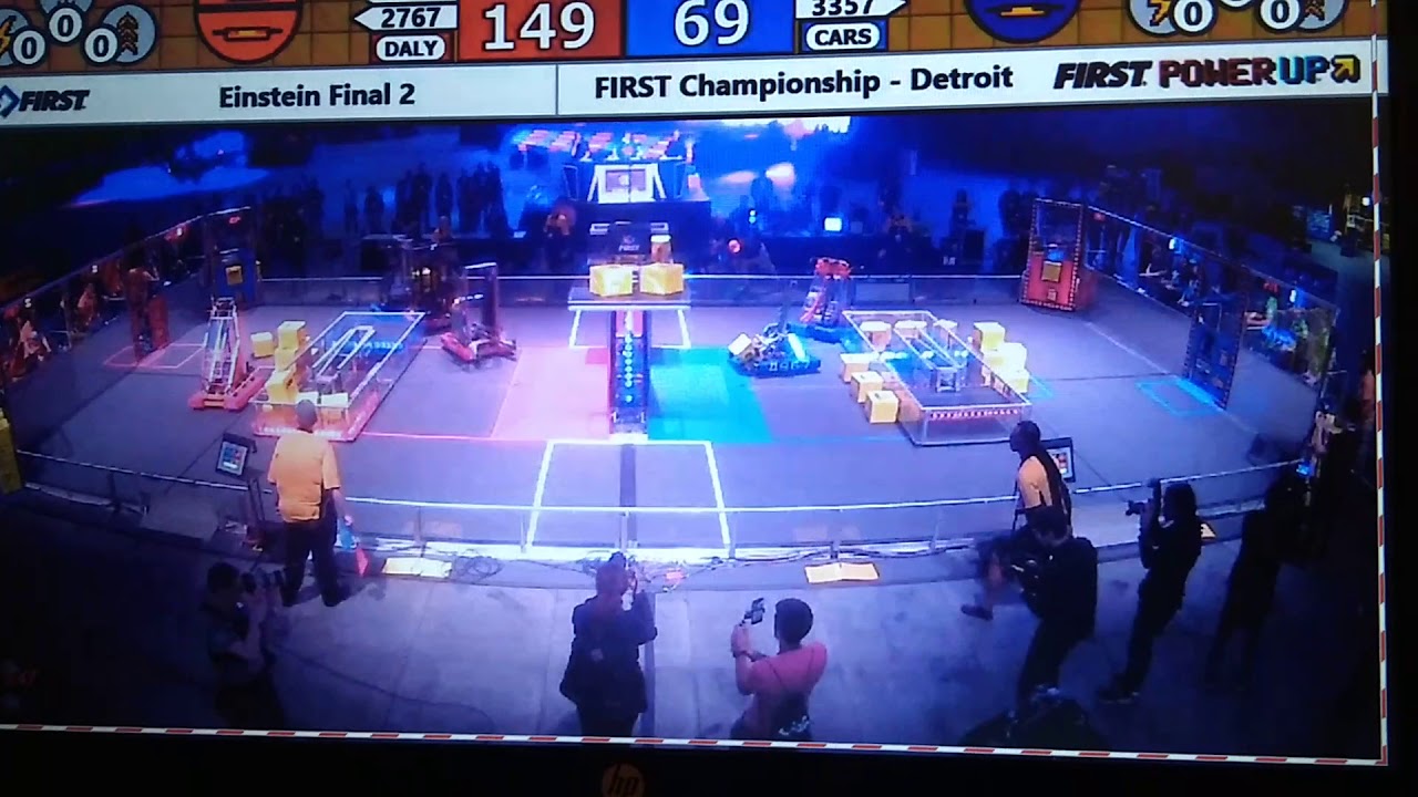 2018 FIRST Robotics World Championship Win - YouTube