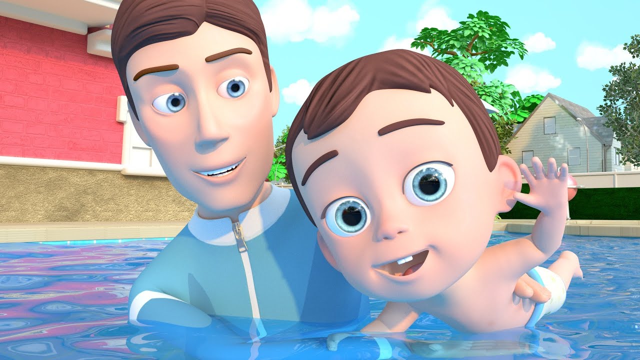 Swimming Pool Song | New Nursery Rhymes & Kids Songs - YouTube