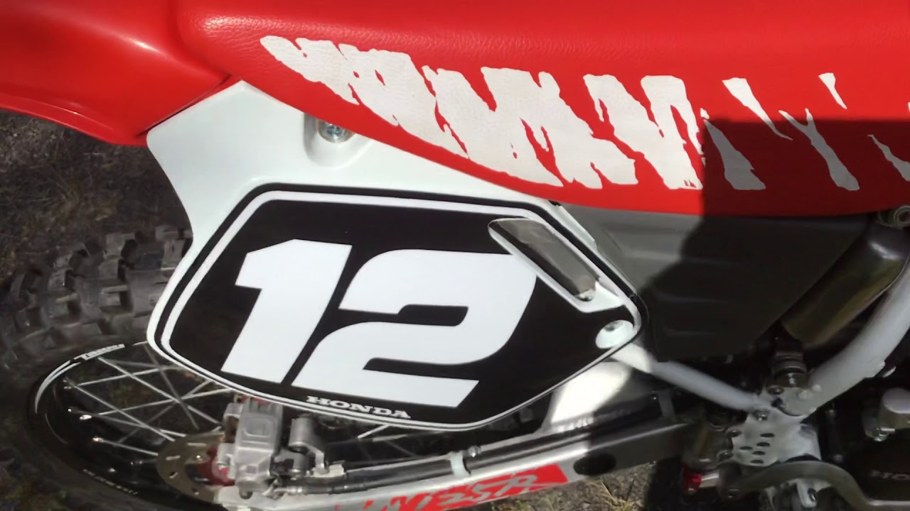 Restored 1991 Cr 125 - YouTube