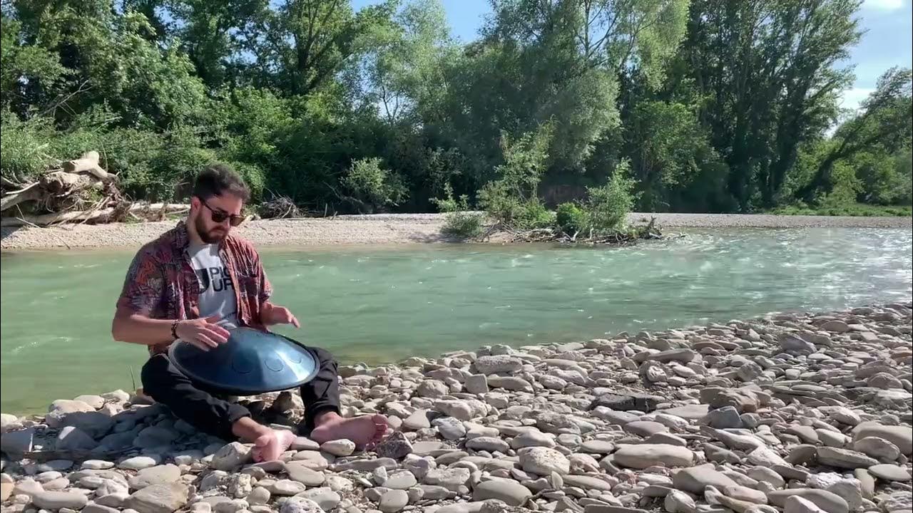 Handpan river…rav vast moment - YouTube